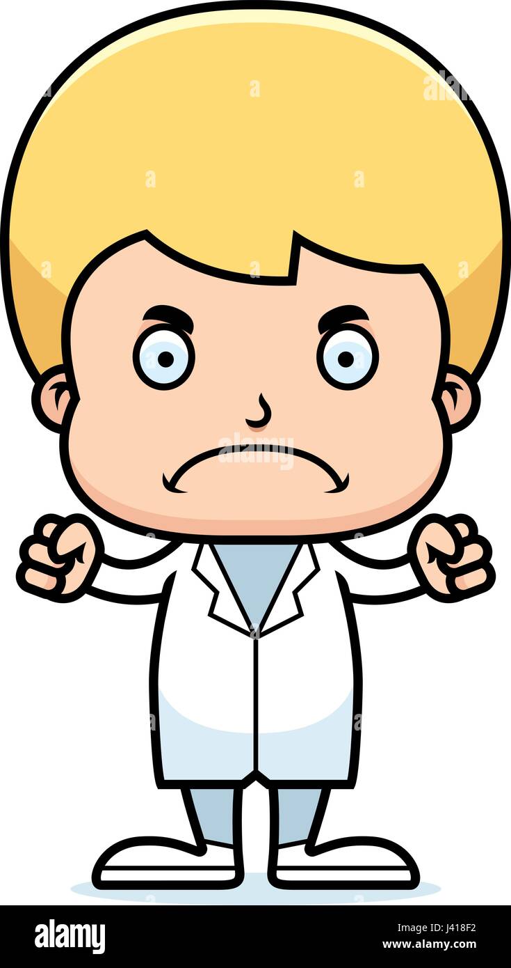 A cartoon doctor boy looking angry Stock Vector Image & Art - Alamy