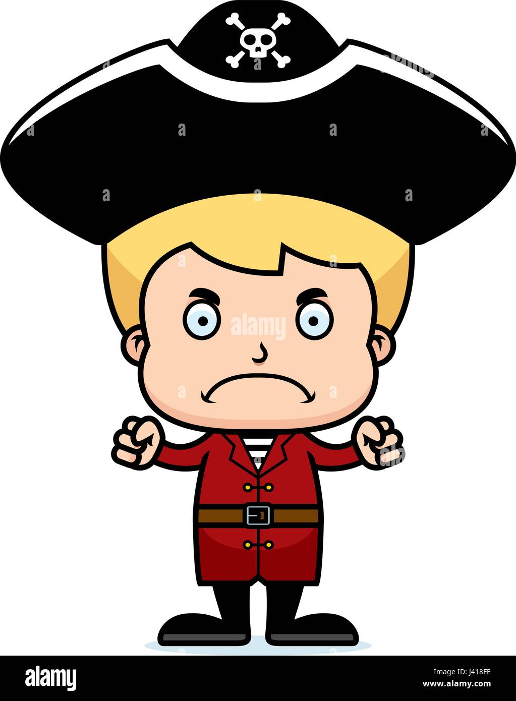 A cartoon pirate boy looking angry Stock Vector Image & Art - Alamy