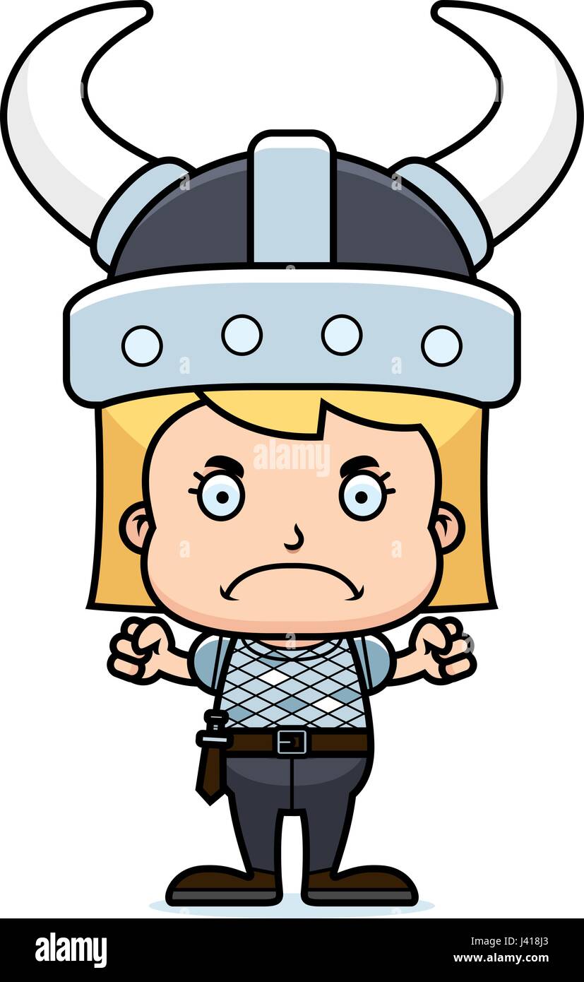 A cartoon Viking girl looking angry Stock Vector Image & Art - Alamy