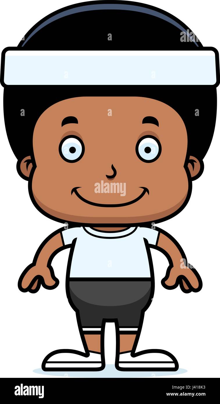 Cartoon fitness boy hi-res stock photography and images - Alamy