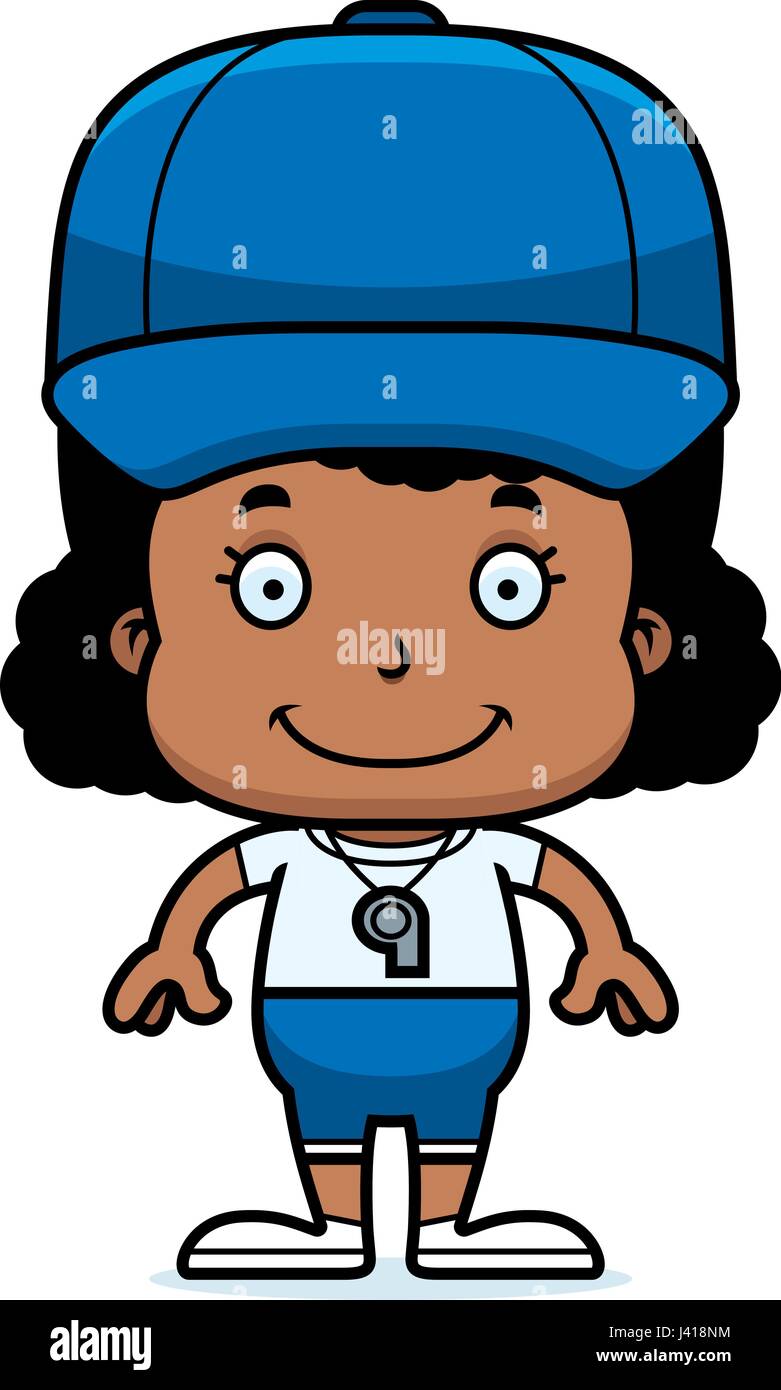 A cartoon coach girl smiling Stock Vector Image & Art - Alamy