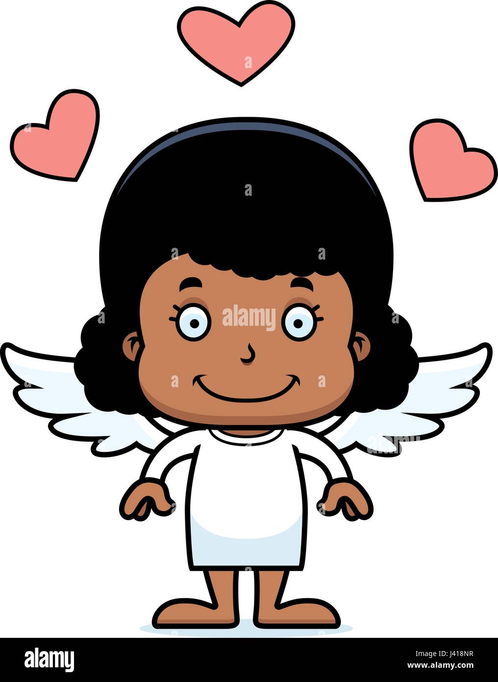 A cartoon cupid girl smiling Stock Vector Image & Art - Alamy
