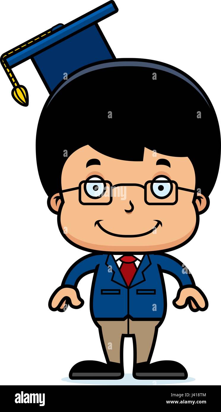 A cartoon teacher boy smiling Stock Vector Image & Art - Alamy