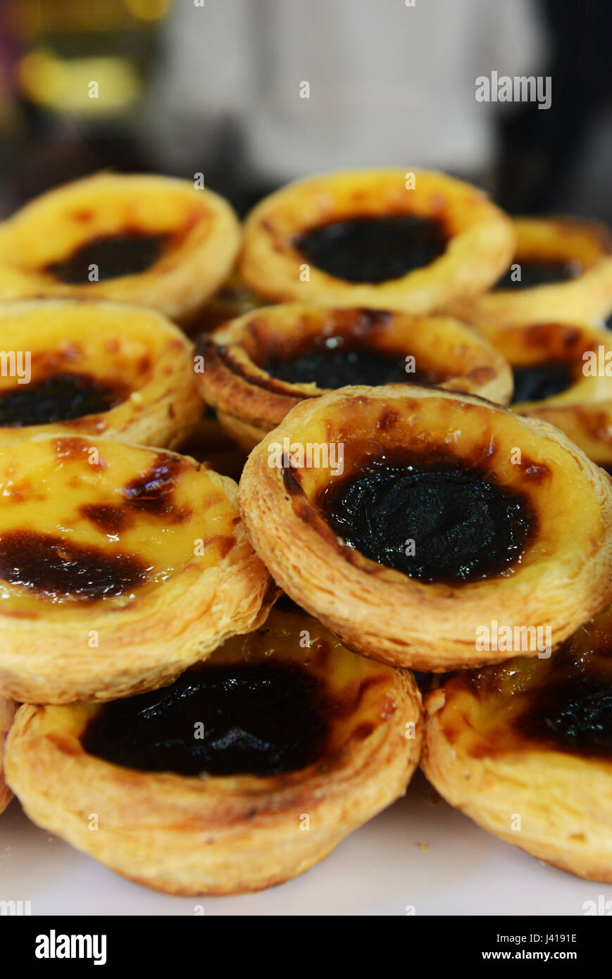 Pasteis de nata cakes hi-res stock photography and images - Alamy