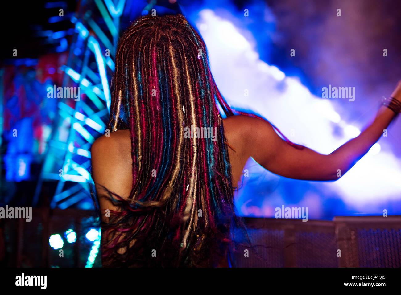 People Enjoying Live Music Concert Festival Stock Photo - Alamy