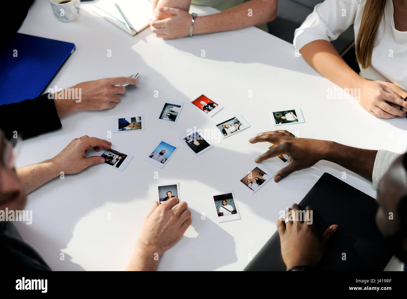 People Looking Choosing at Colleagues Photo Stock Photo - Alamy