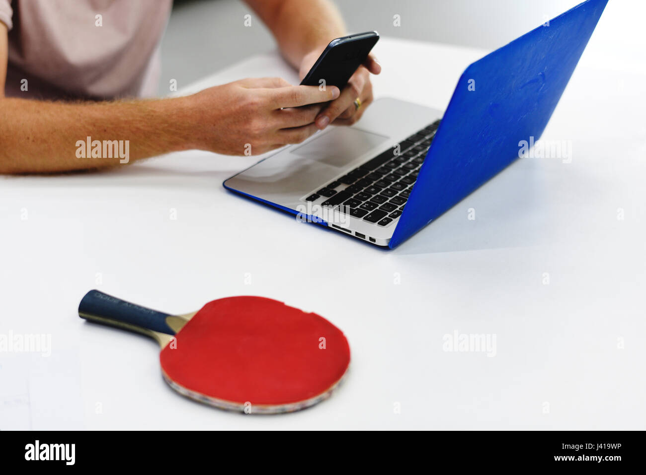 Startup Business People Working on Laptop Stock Photo - Alamy