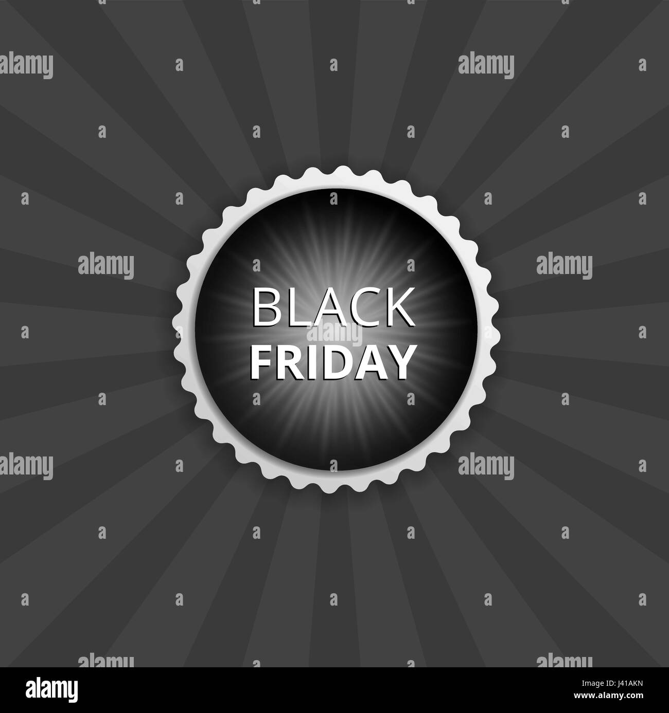 Black friday stickers Stock Vector Images - Alamy