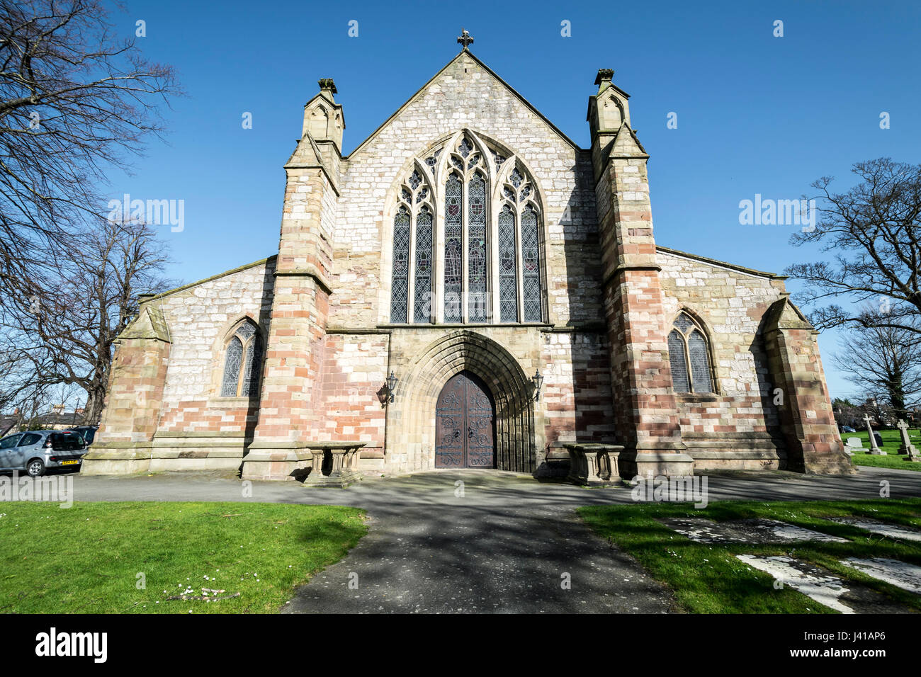 St Asaph Cathedral in Denbighshire North Wales Stock Photo - Alamy