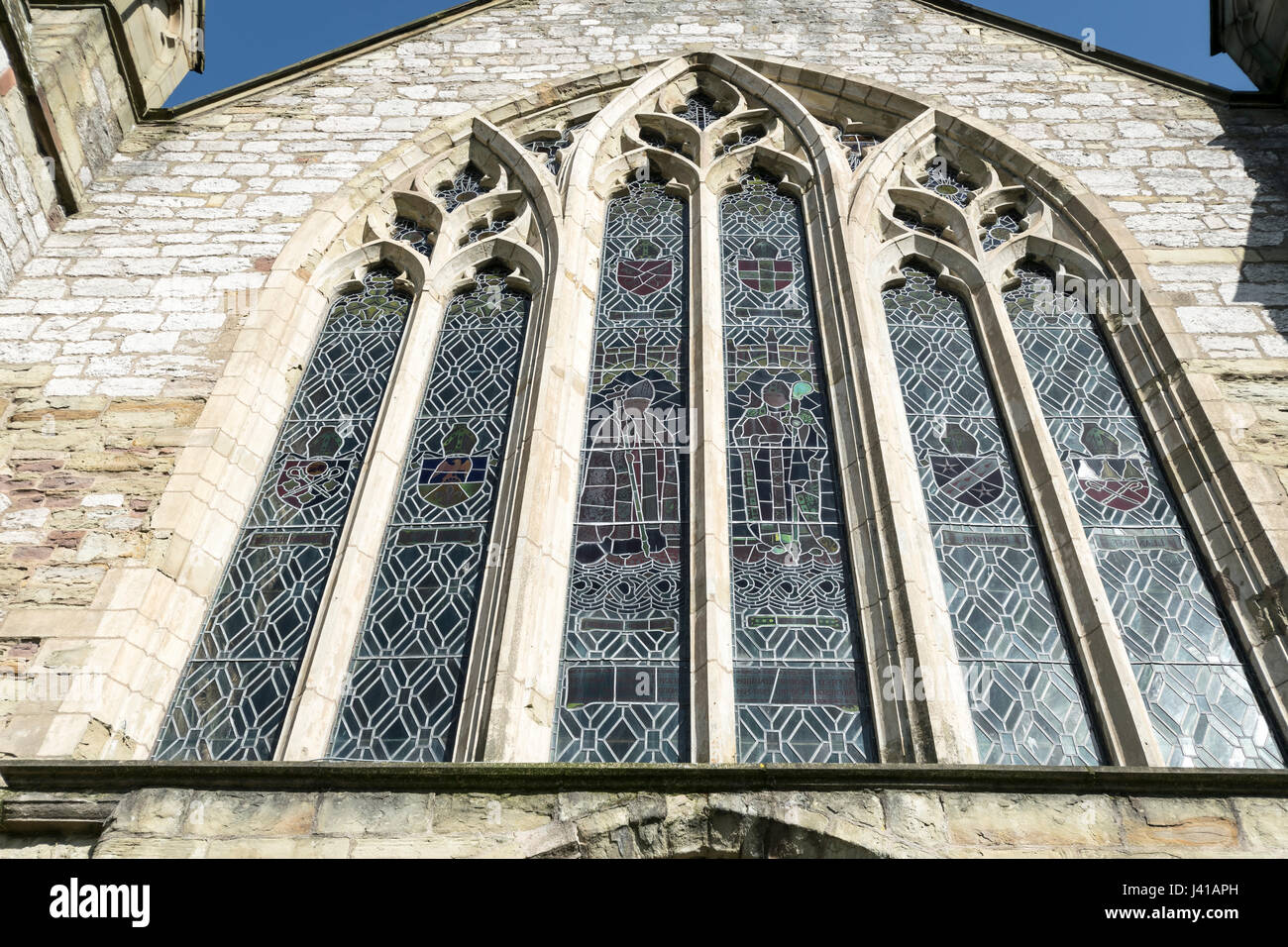 St Asaph Cathedral in Denbighshire North Wales Stock Photo - Alamy