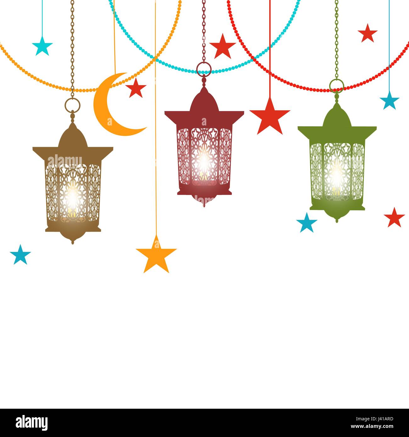 White light chains Stock Vector Images - Alamy