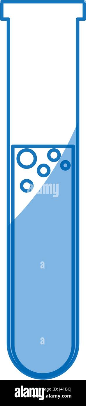 test tube laboratory search science study shadow Stock Vector Image ...