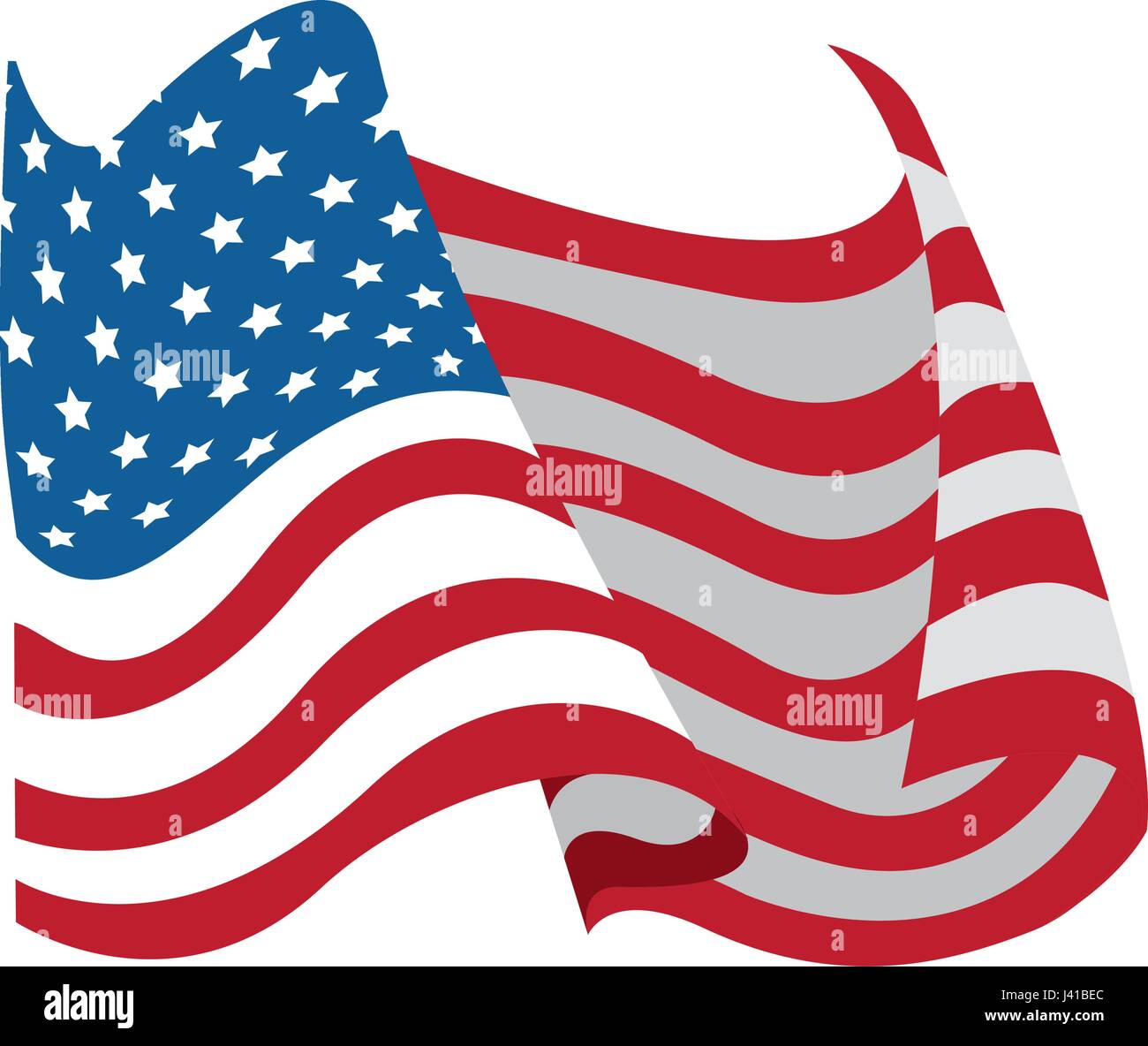 Usa nationalflagge Stock Vector Images - Alamy