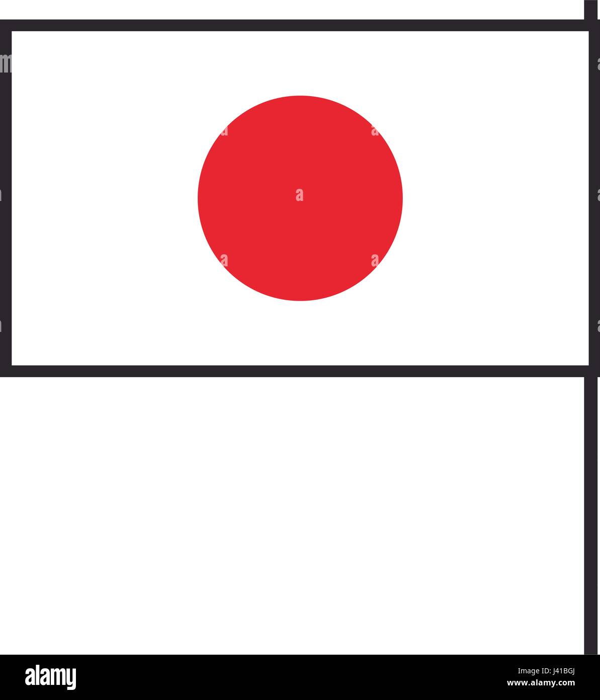 japan flag emblem country symbol Stock Vector Image & Art - Alamy