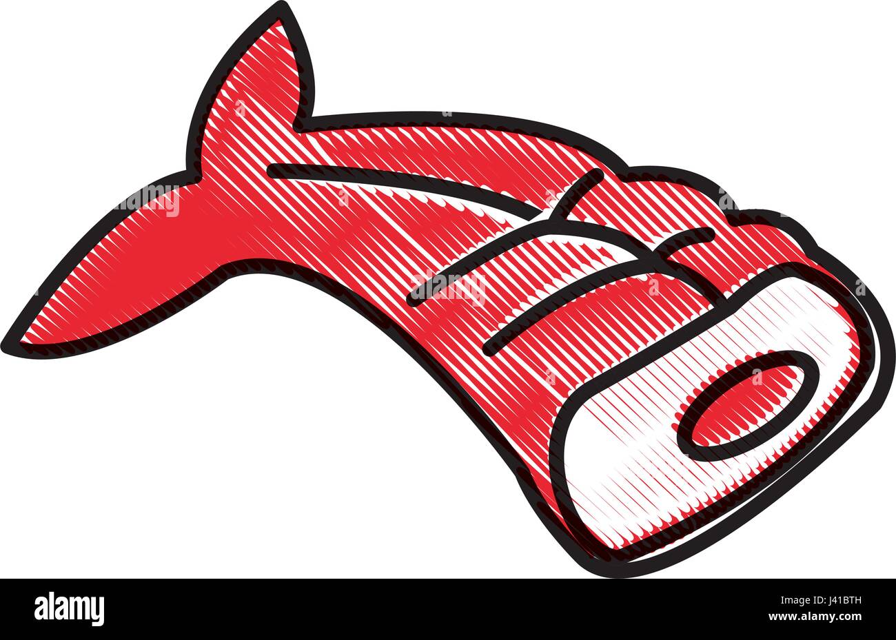 Drawing japan food fish Cut Out Stock Images & Pictures - Alamy