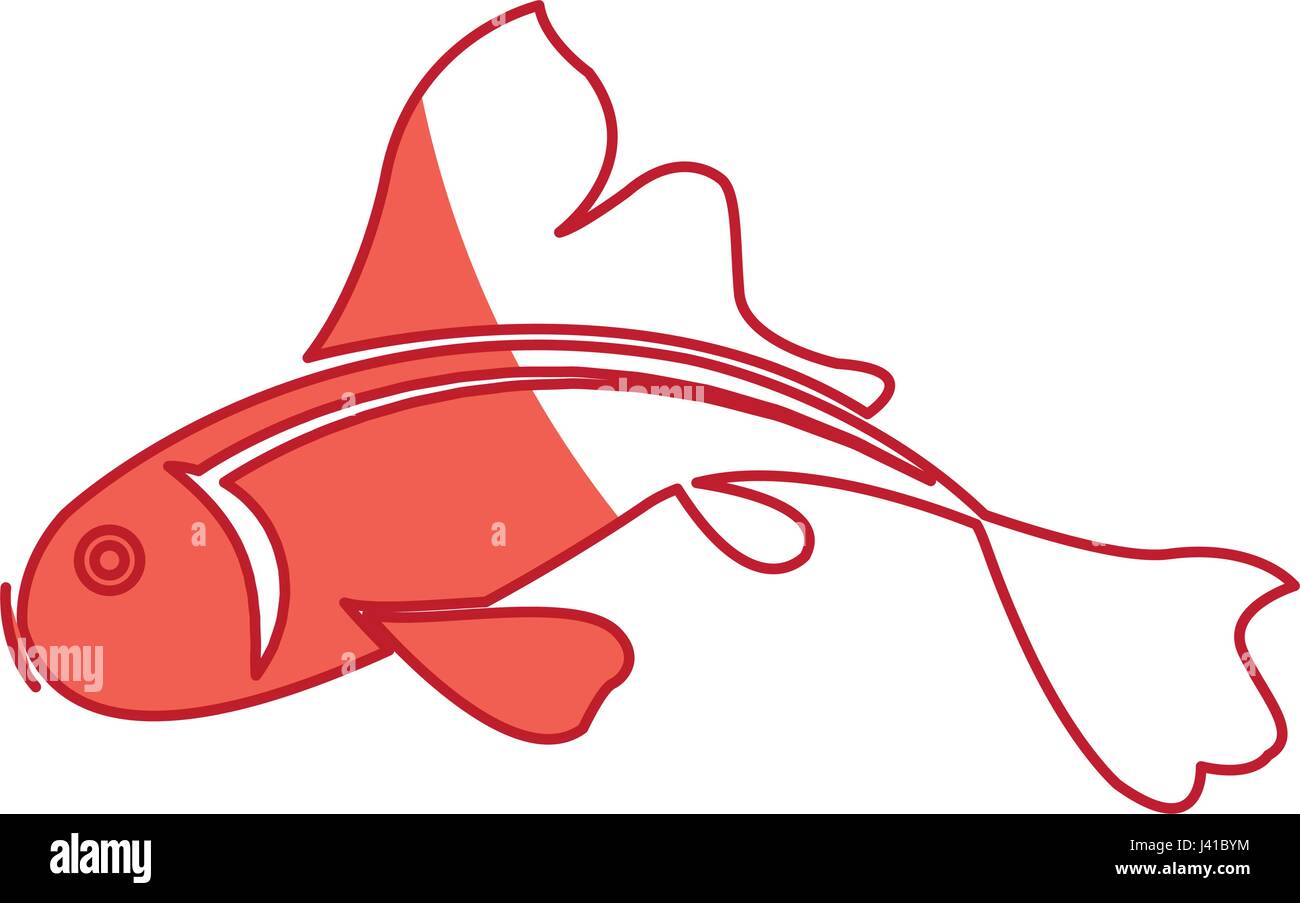 japanese koi fish traditional animal shadow Stock Vector Image & Art ...