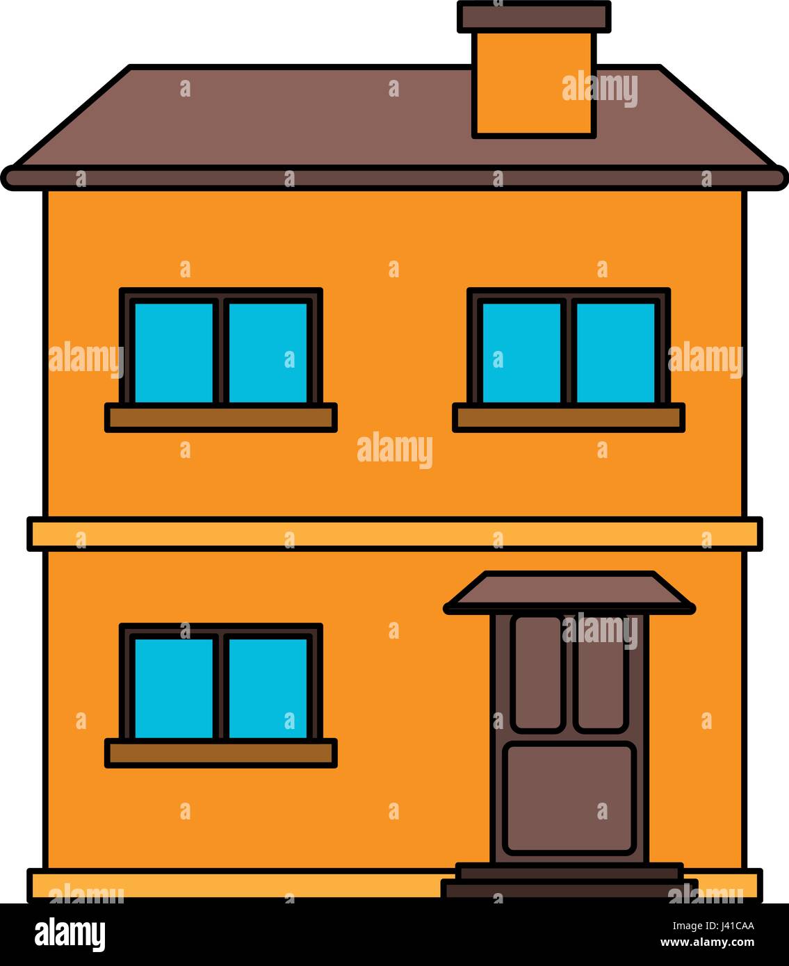 Penthouse entrance Stock Vector Images - Alamy