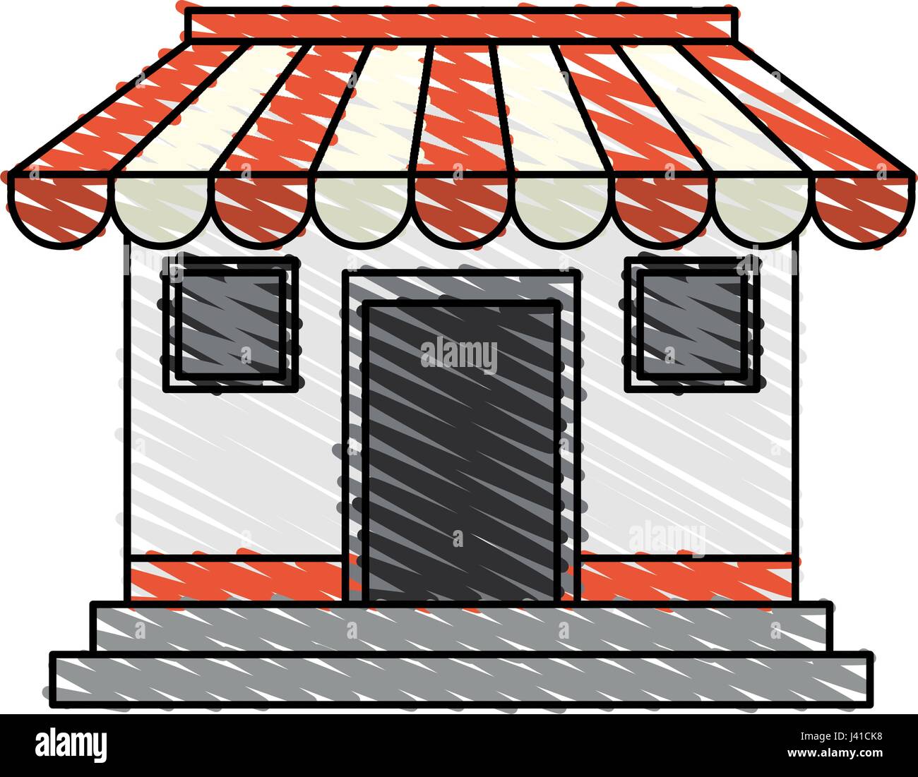 Storefront facade icon image Stock Vector Images - Alamy