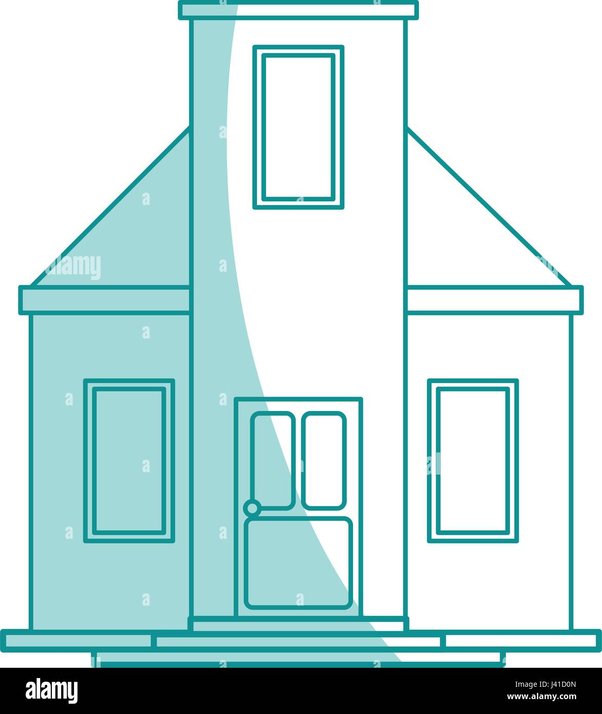 House without roof Stock Vector Images - Alamy