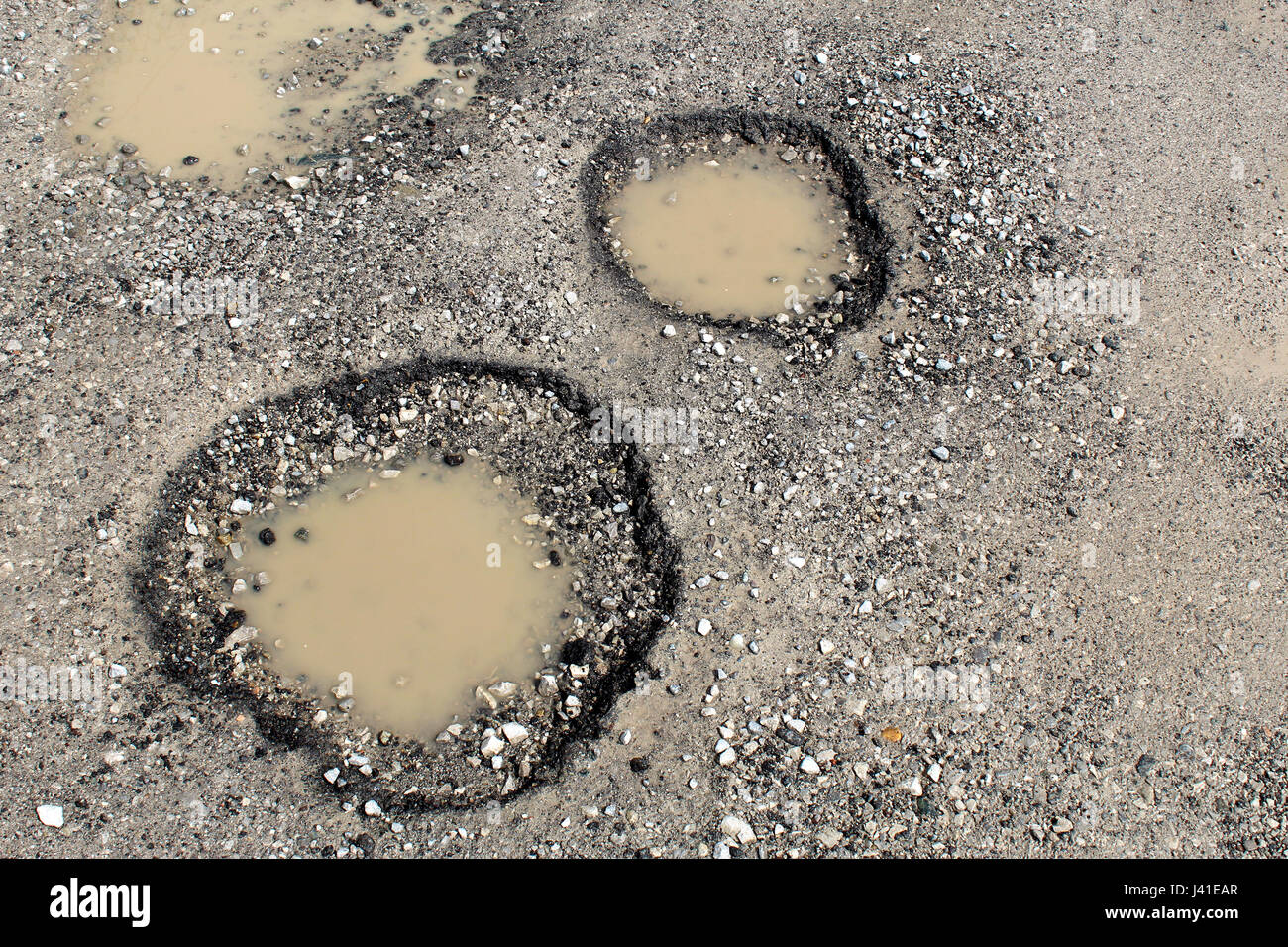 Close up potholes hi-res stock photography and images - Alamy