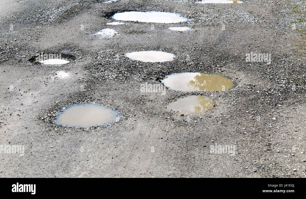 Close Up Potholes High Resolution Stock Photography and Images - Alamy
