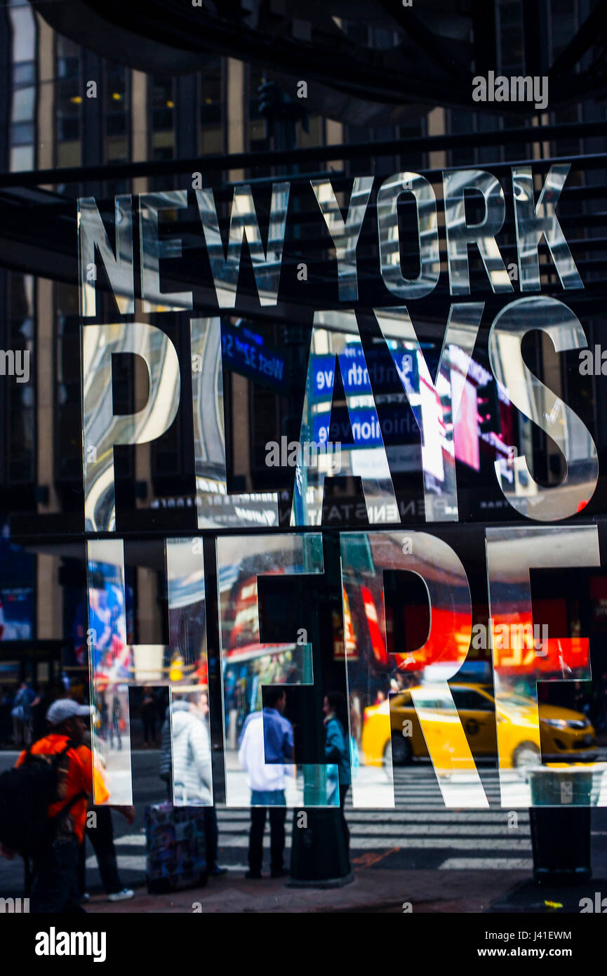 42nd Street, Times Square, Midtown, Manhattan, New York, USA Stock ...