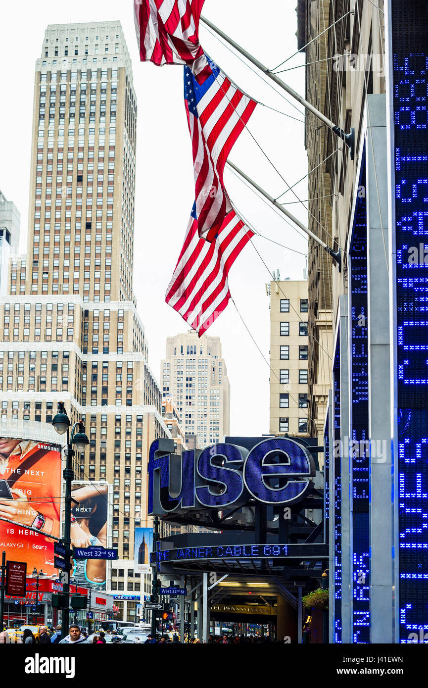 42nd Street, Times Square, Midtown, Manhattan, New York, USA Stock ...