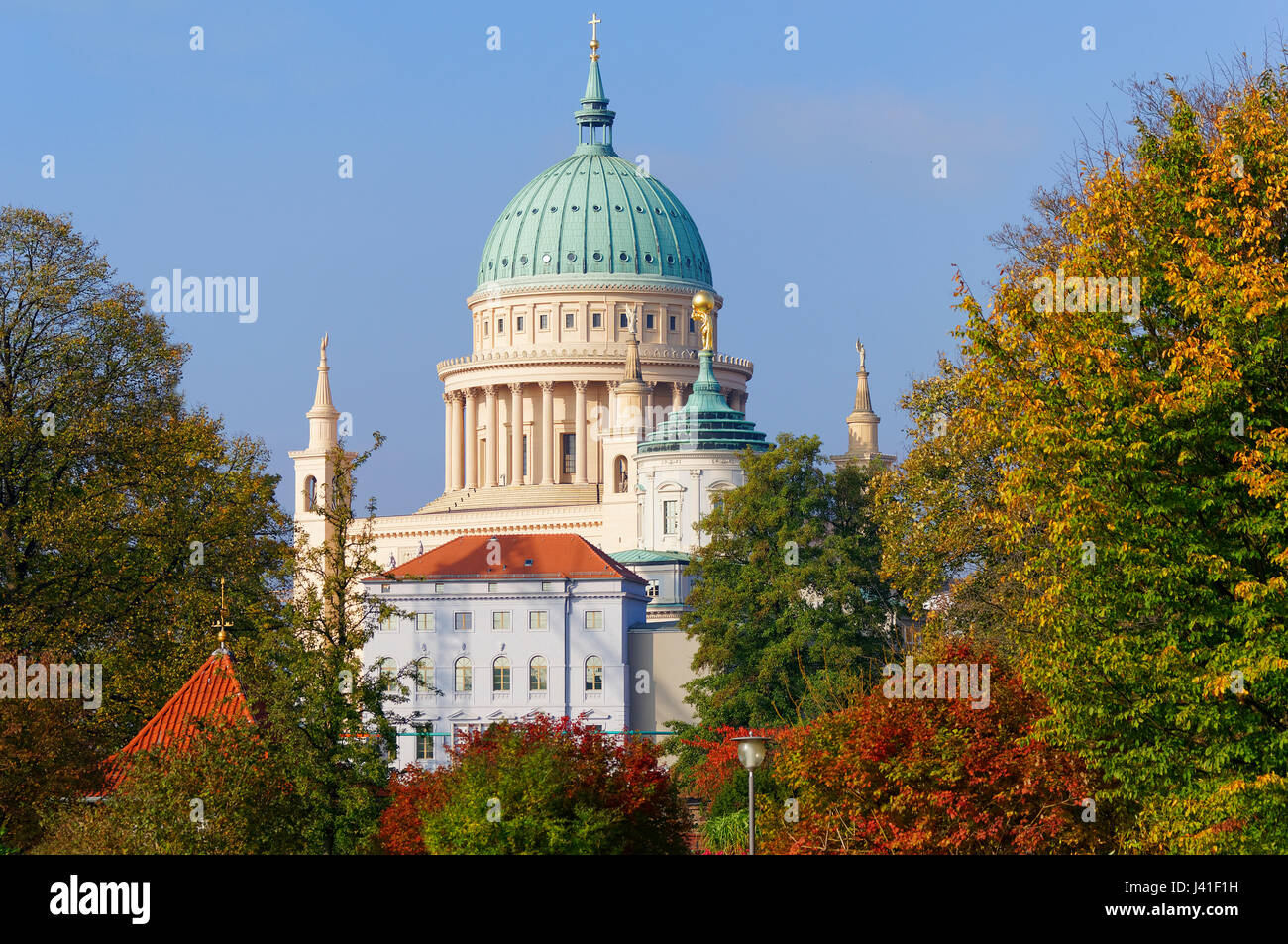 Friendship Island, Freundschaftsinsel with old City Hall and St ...