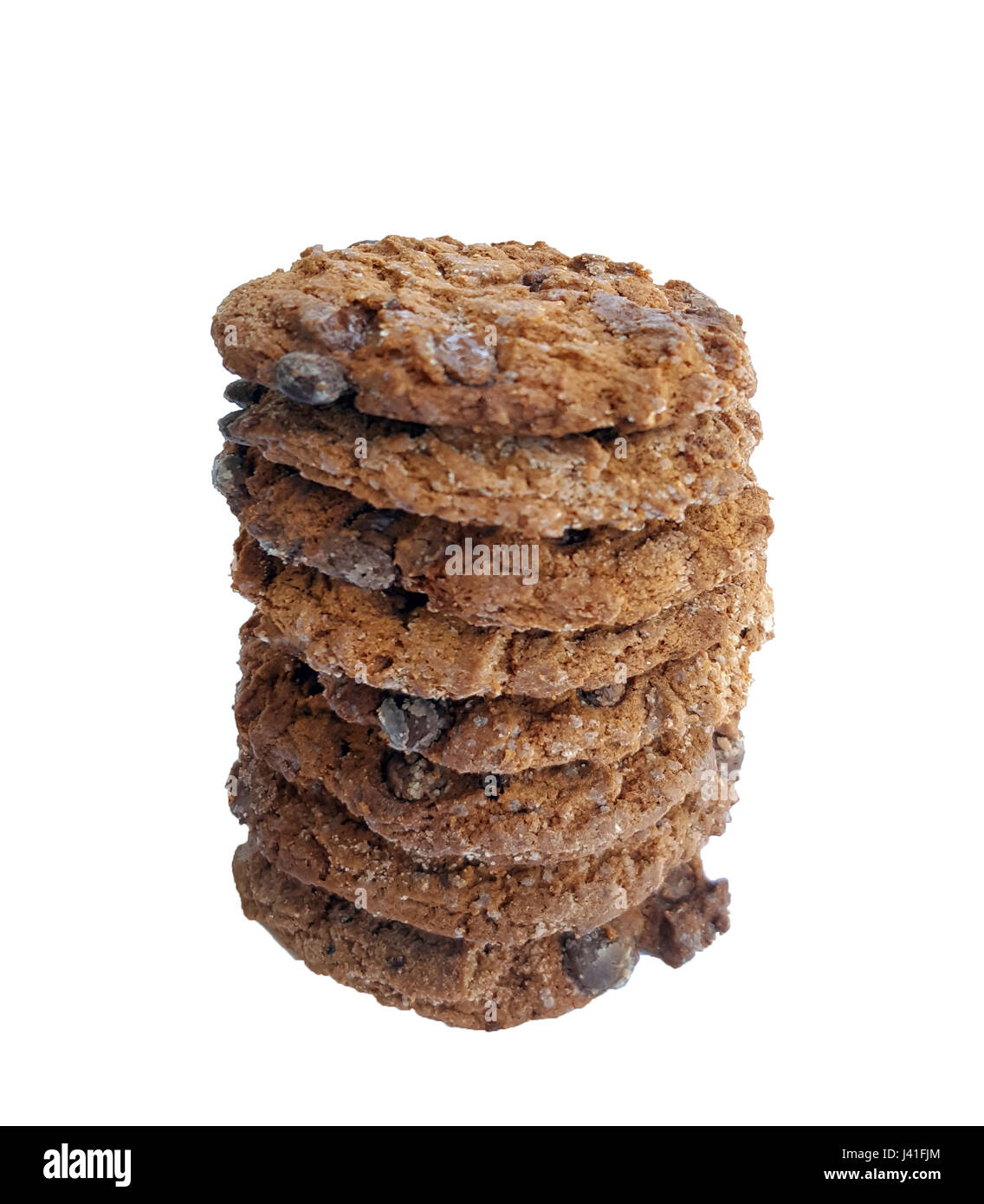 White background crumbles Cut Out Stock Images & Pictures - Alamy