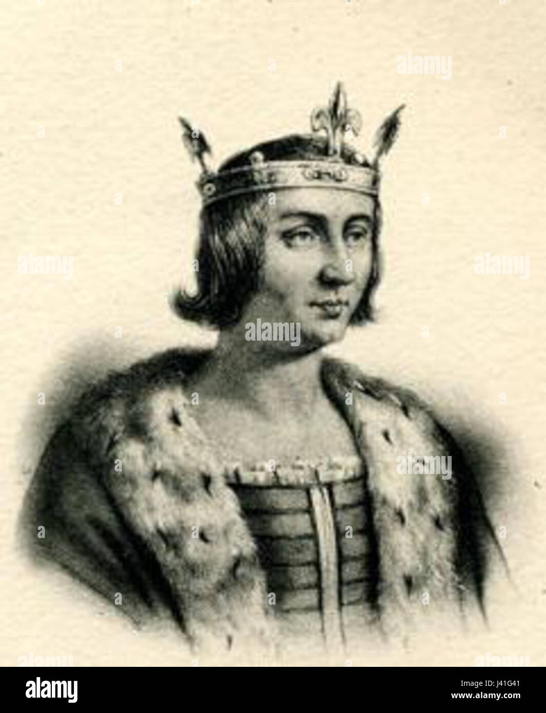 Louis X Le Hutin Stock Photo - Alamy