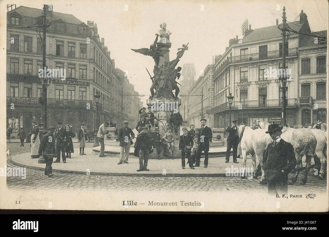 The Lille 11 Monument, designed by Testelin, is an artistic and ...