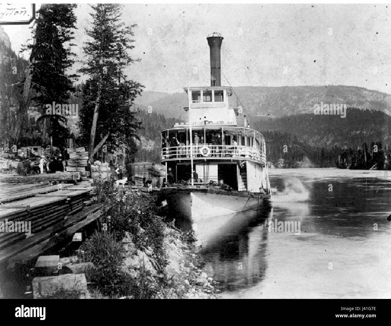 The Lytton sternwheeler, a historic steam-powered riverboat, is ...