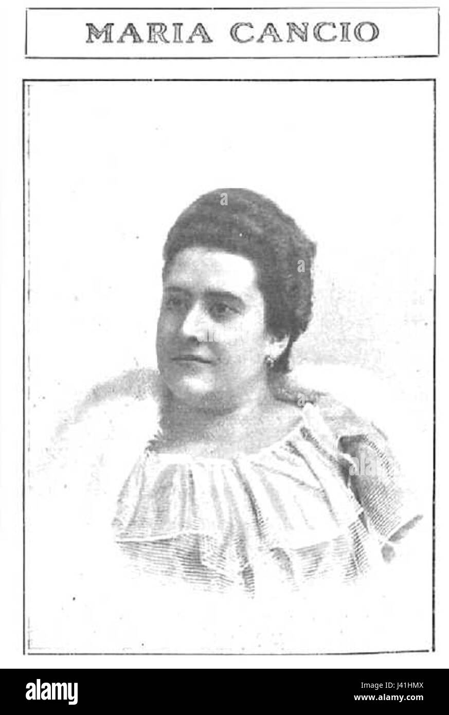 Maria Canciio, a notable 20th-century figure, was recognized for her ...