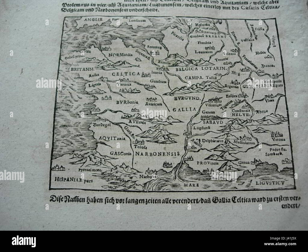 Map of medieval france hi-res stock photography and images - Alamy