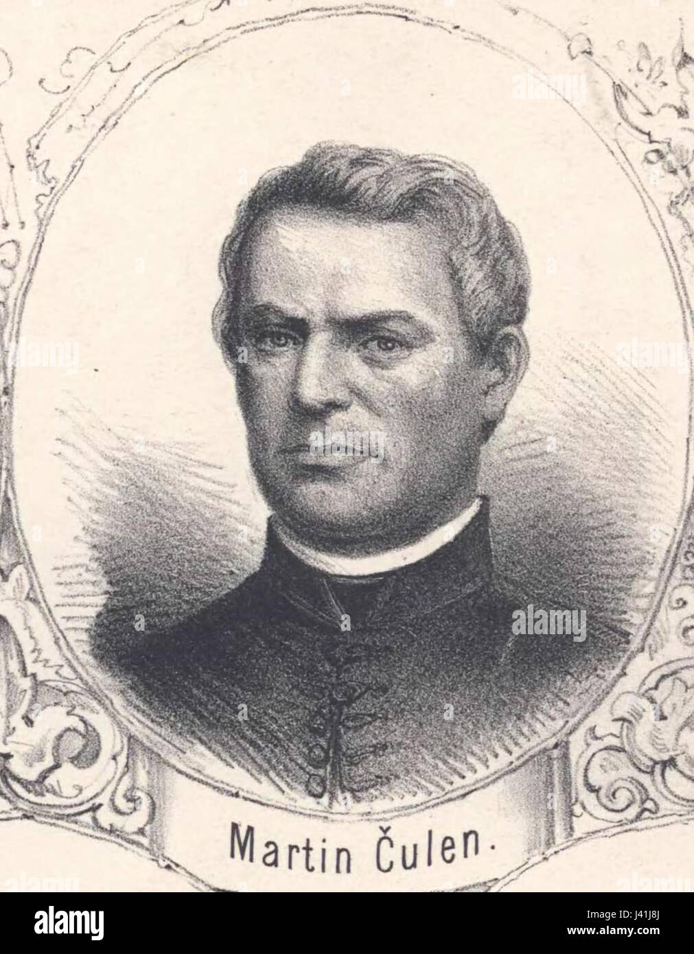 This is a historical portrait of Martin Culen, likely a notable figure ...