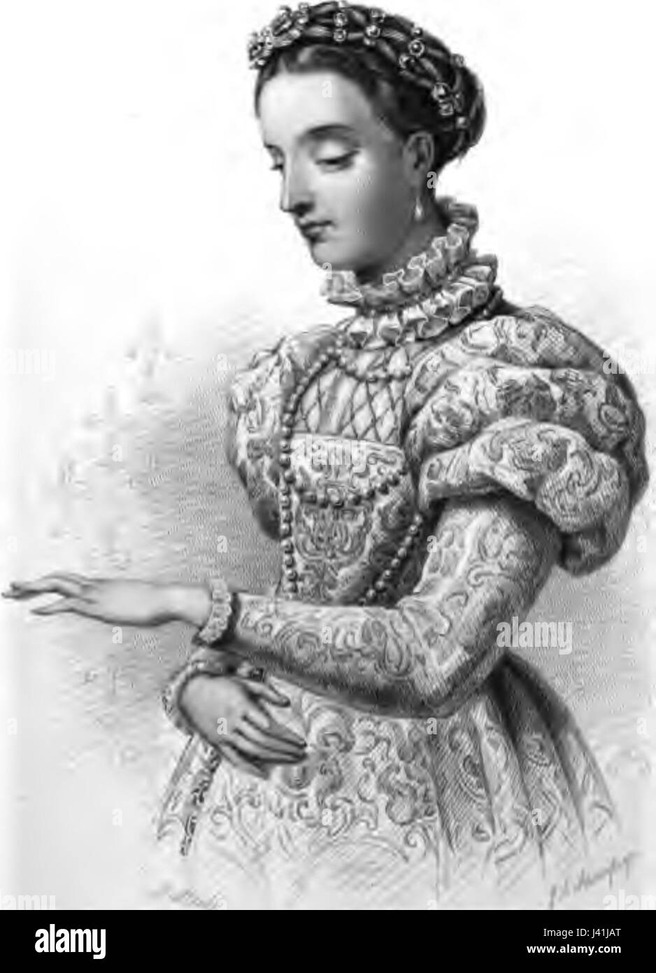 Magdalene of France Stock Photo - Alamy