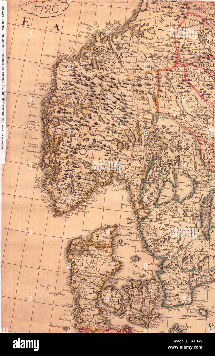 1720 map hi-res stock photography and images - Alamy