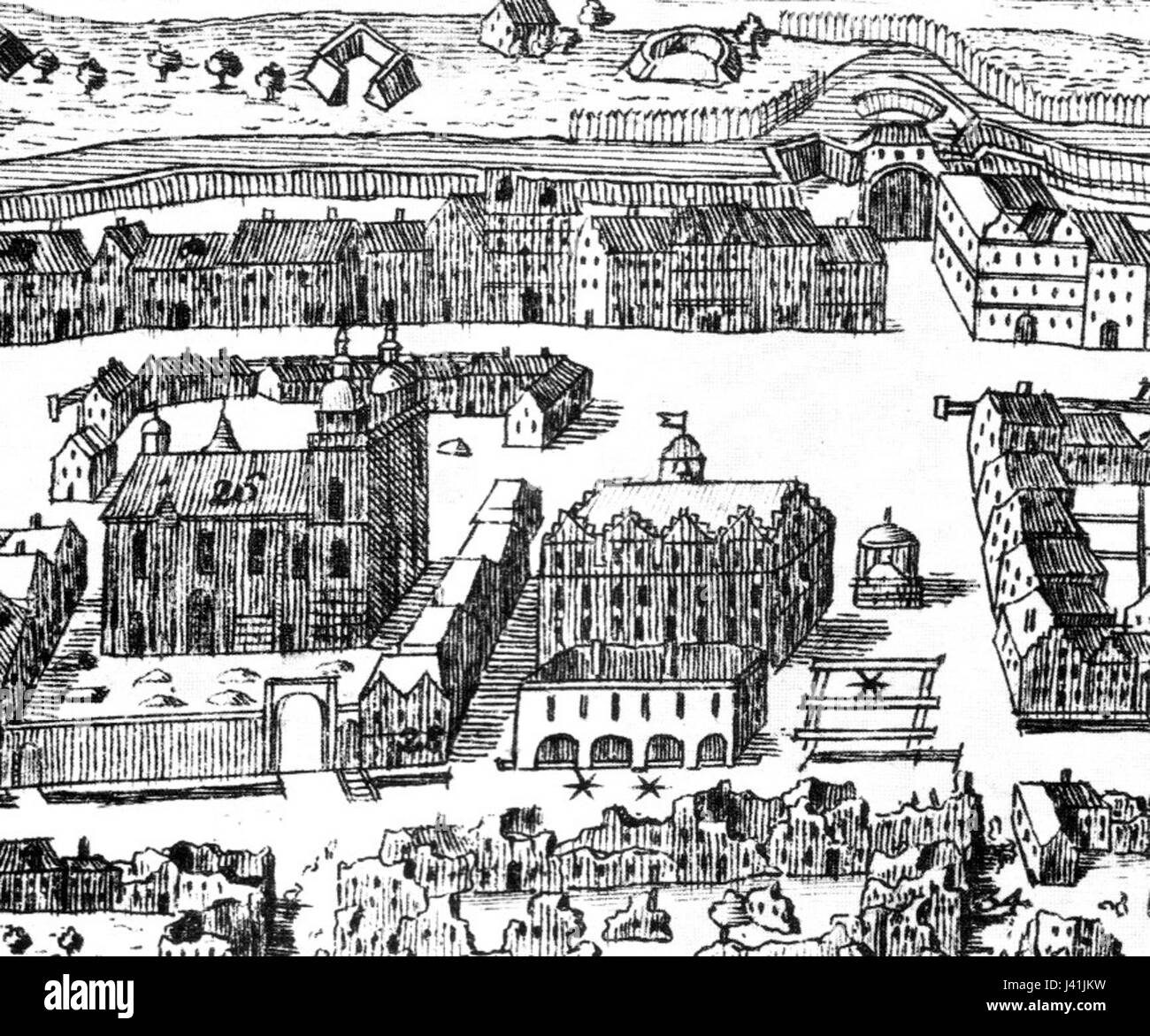 Markt Wittenberg is the central square of Wittenberg, Germany, a ...