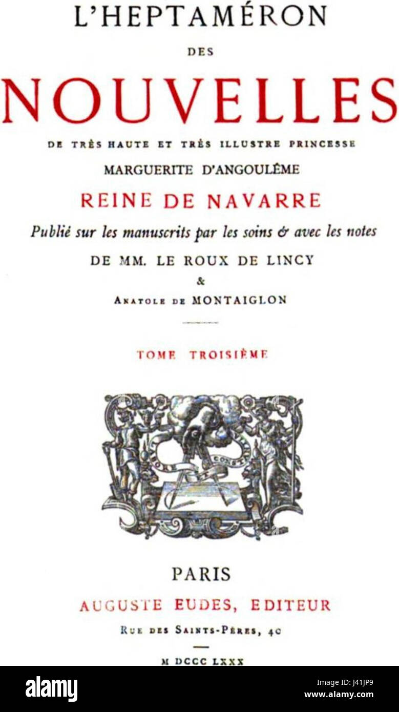 The Heptameron, written by Margaret Navarre, is a collection of 72 ...