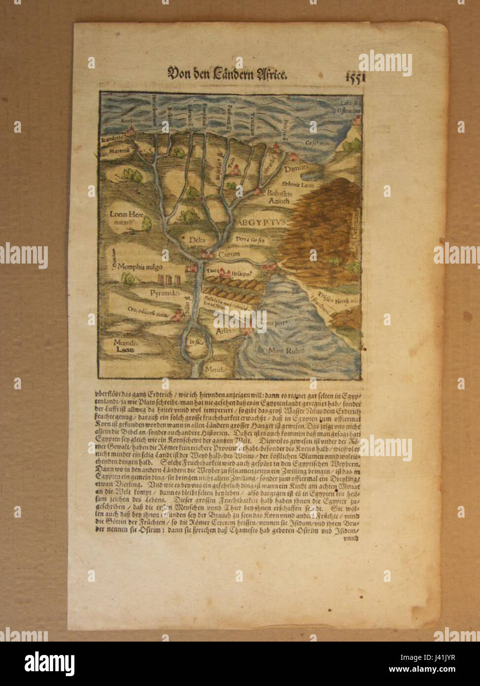 Map egypt 1600 hi-res stock photography and images - Alamy