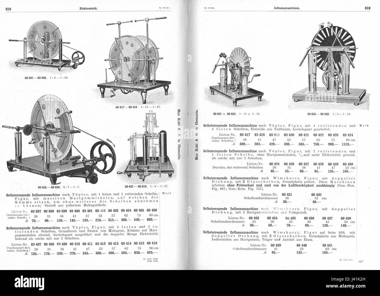 Max Kohl (1880â€“1937) was a German clockmaker known for his innovative ...