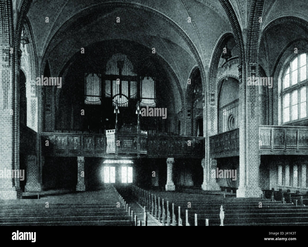 The Martin Luther Kirche, built in the early 20th century, features an ...