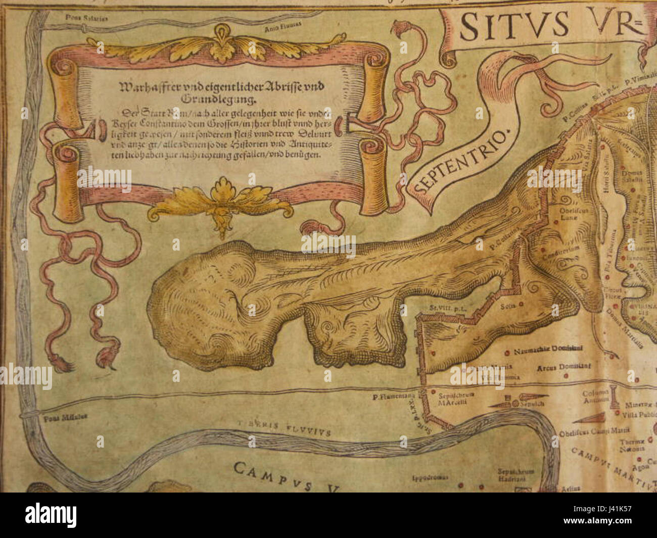 Map rome 1600 hi-res stock photography and images - Alamy