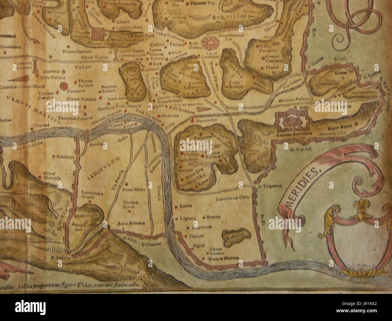 Map rome 1600 hi-res stock photography and images - Alamy