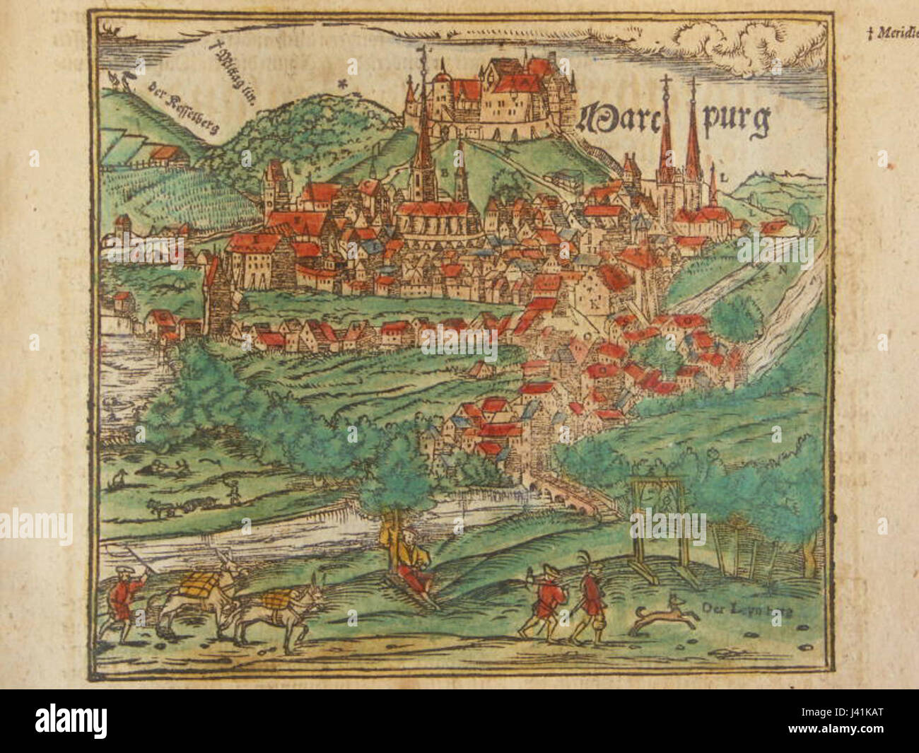 Marburg map hi-res stock photography and images - Alamy