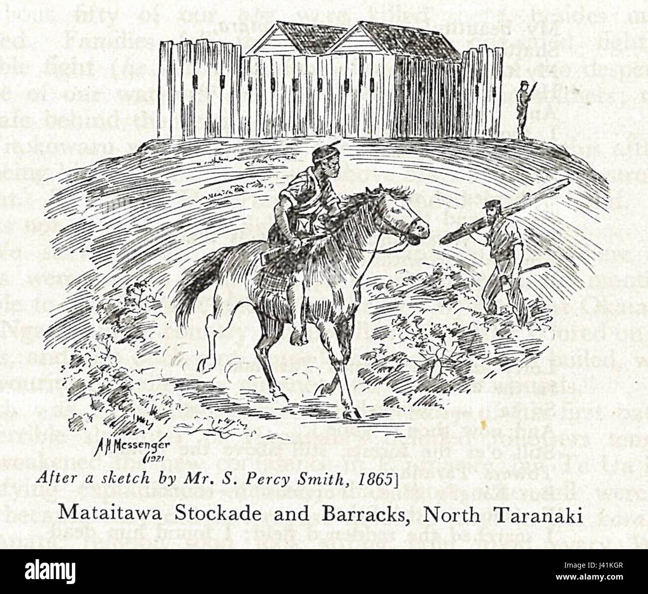 The Mataitawa Stockade and Barracks in North Taranaki were built during ...