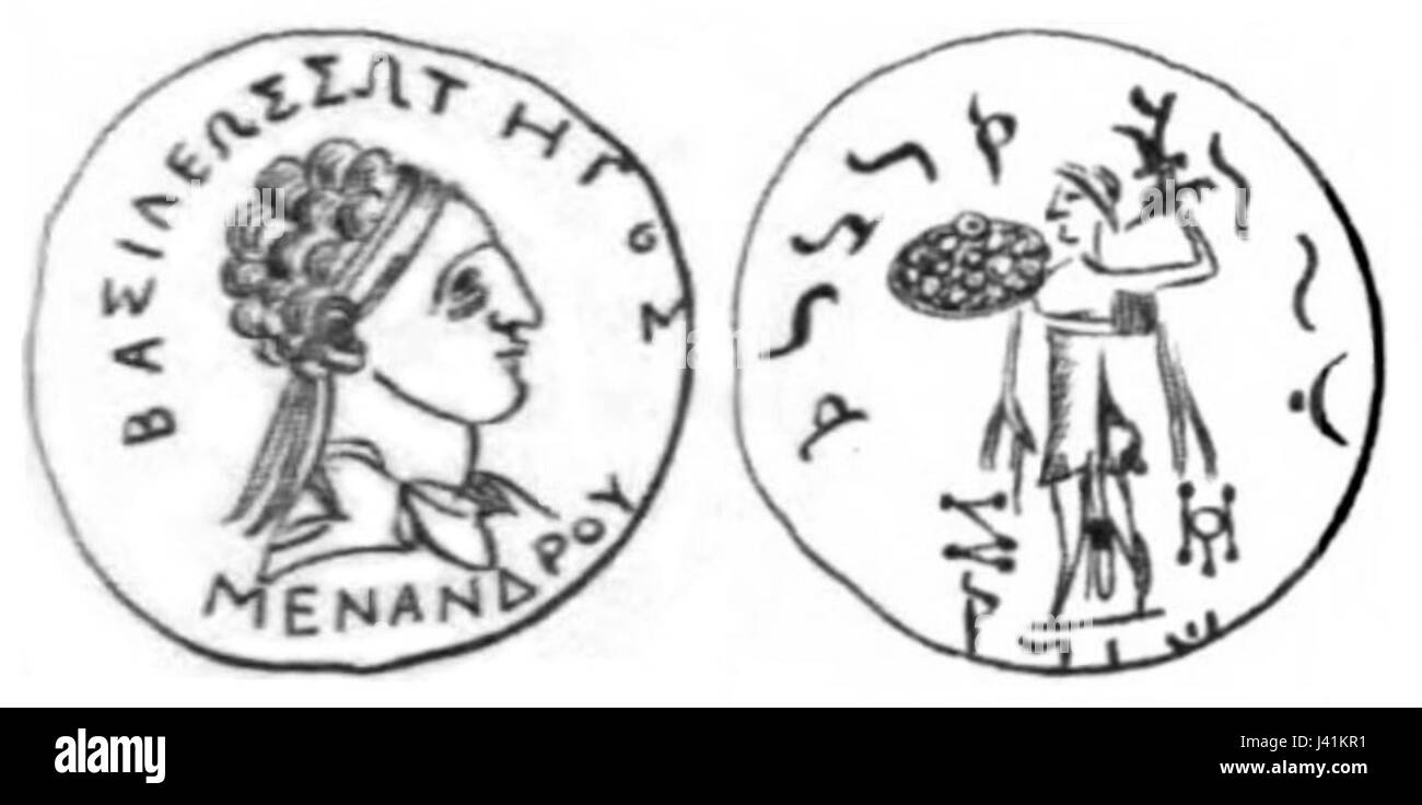 Menander coin hi-res stock photography and images - Alamy