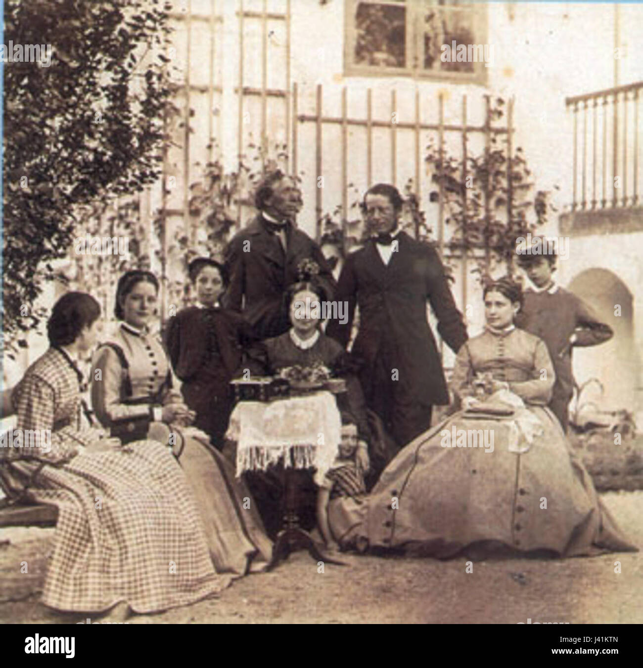 The Melchior Family Group, created around 1867, is a significant piece ...