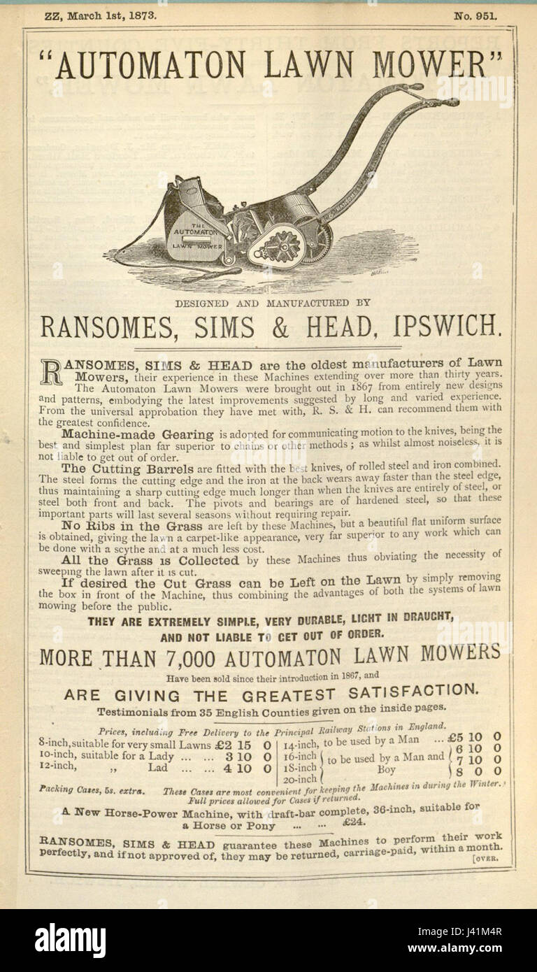 This advertisement from Curtis's Botanical Magazine, volume 99, 1873 ...