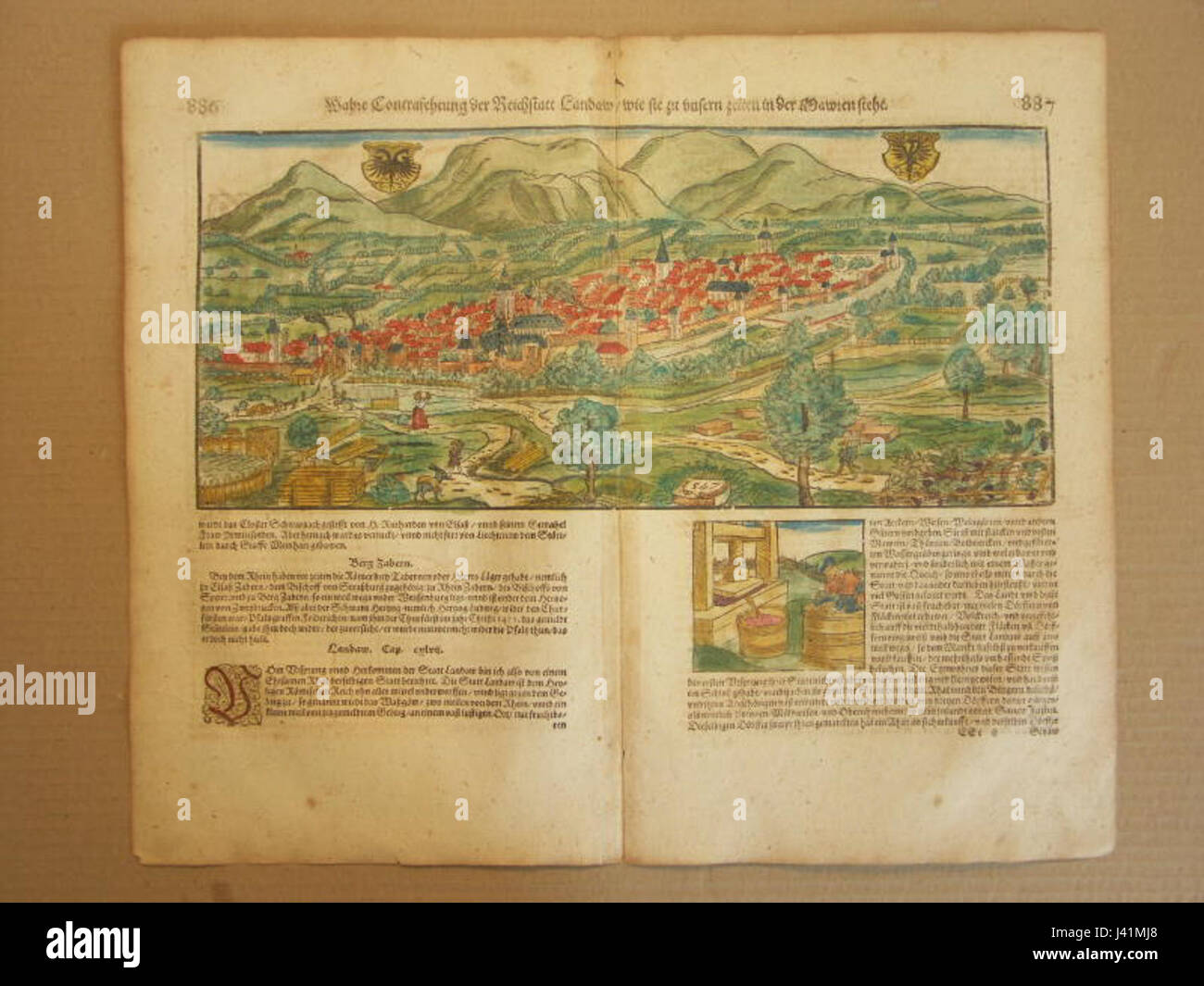 Map of landau hi-res stock photography and images - Alamy